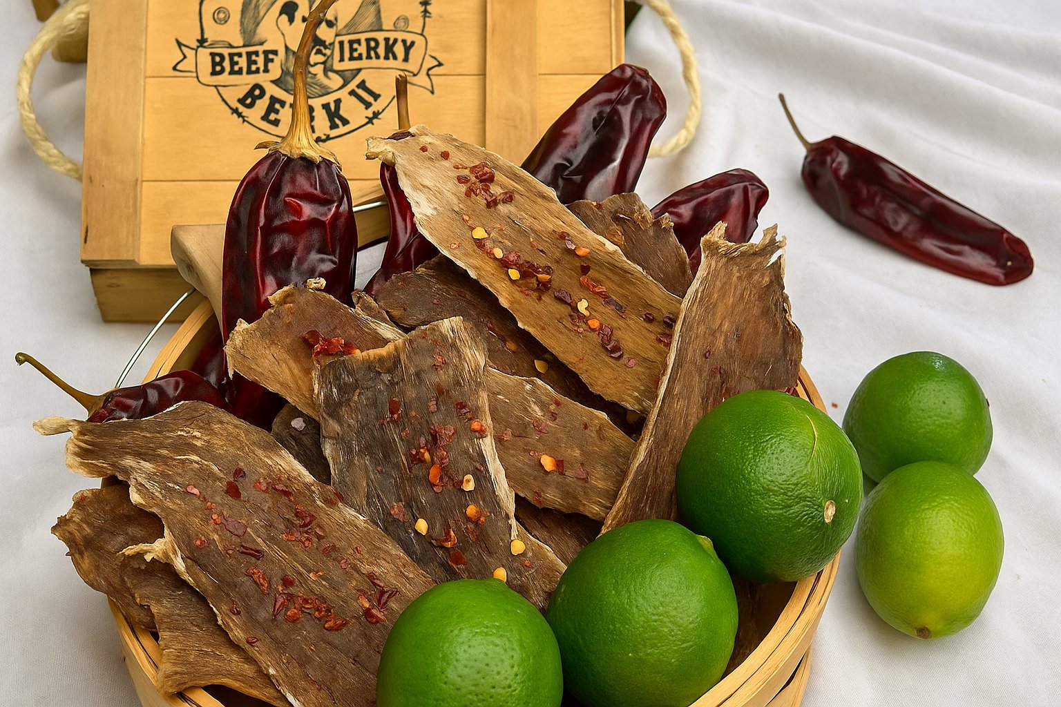 Limón Hot Beef Jerky | Spicy, Tangy & Bold Flavor